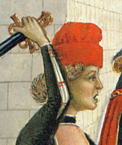 Male hair styles and head gear in the 1400's - Postej & Stews