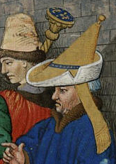 Male hair styles and head gear in the 1400's - Postej & Stews