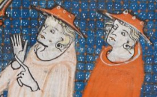 Male hair styles and head gear in the 1300's - Postej & Stews