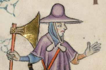 Male hair styles and head gear in the 1300's - Postej & Stews