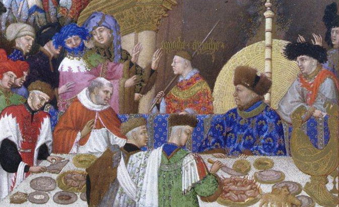 Male hair styles and head gear in the 1400's - Postej & Stews